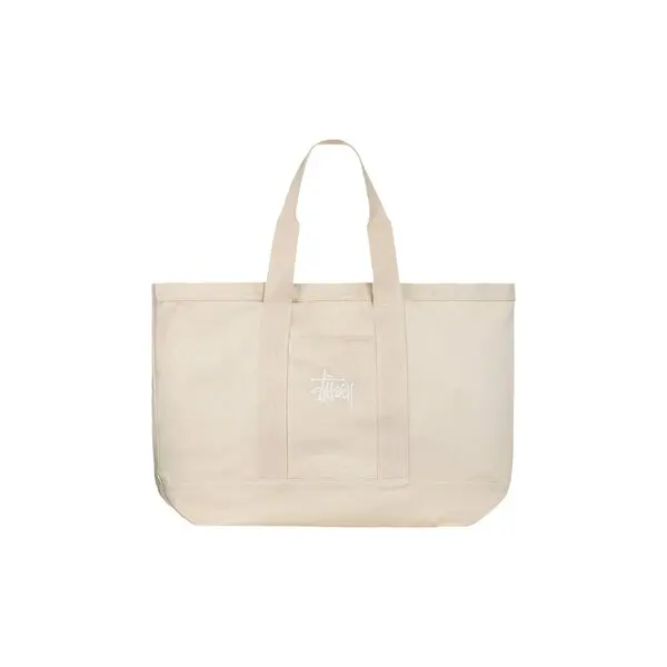StÜssy Ripstop Overlay Extra Large Tote Bag 'natural