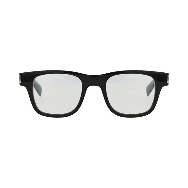 Saint Laurent Square-frame Acetate Sunglasses /transparent - Black