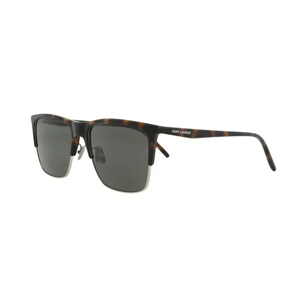 Saint Laurent Square-frame Bio Injection Sunglasses 'havana/grey