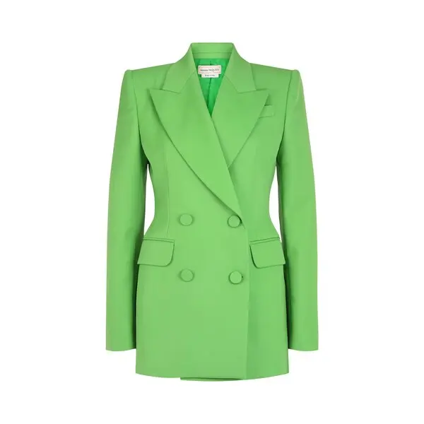 Alexander McQueen Fitted Double-breasted Blazer