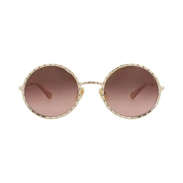 Chloé Round-frame Metal Sunglasses /copper - Gold