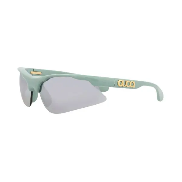 Gucci Shield-frame Injection Sunglasses /silver