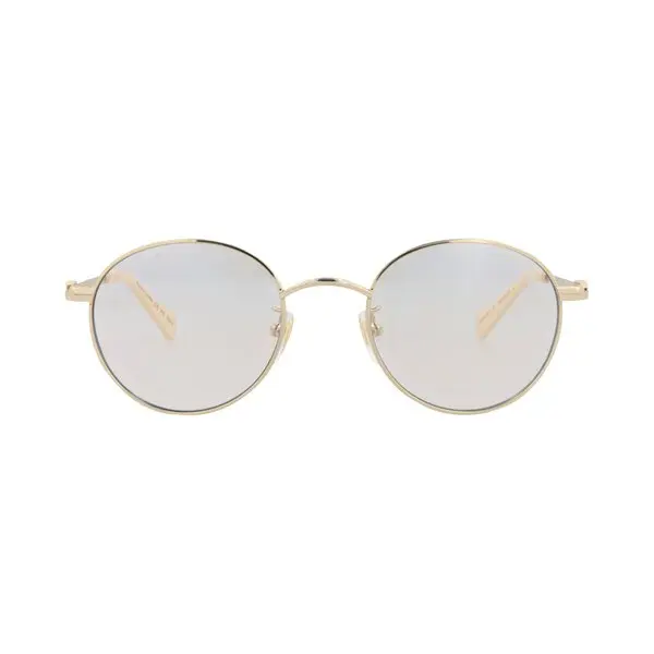 Gucci Round-frame Metal Sunglasses /transparent