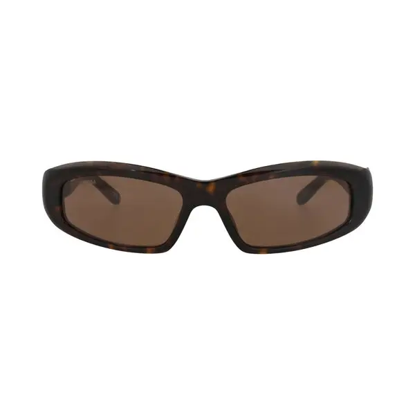 Balenciaga Square-frame Recycled Acetate Sunglasses 'havana - Brown