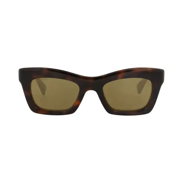 Gucci Cat Eye-frame Recycled Acetate Sunglasses - Brown