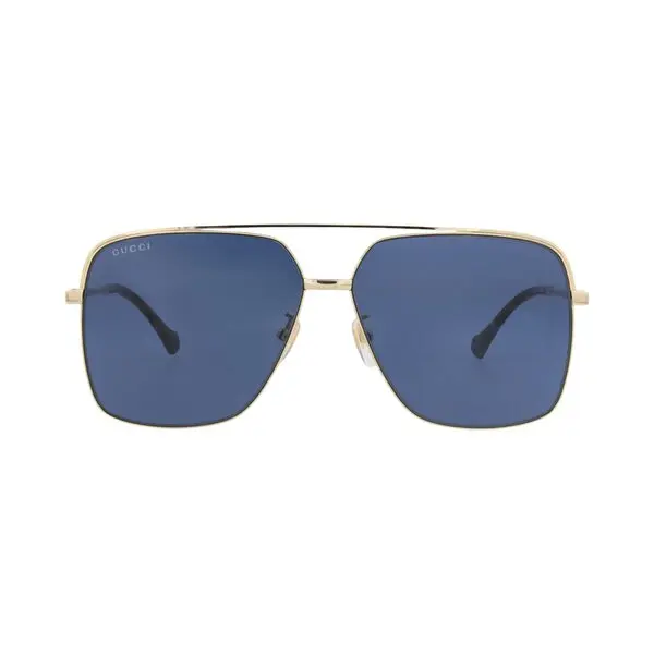 Gucci Aviator-frame Metal Sunglasses /blue