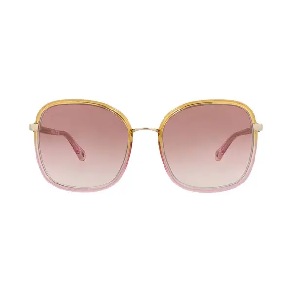 Chloé Square-frame Injection Sunglasses /orange - Yellow