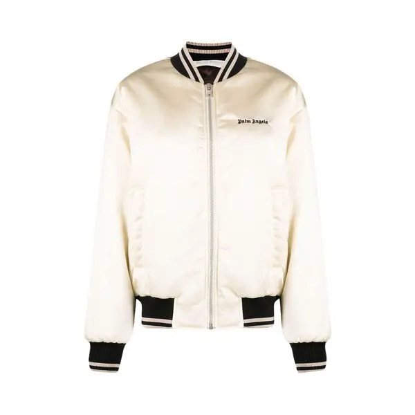 Palm Angels Classic Logo Bomber Jacket