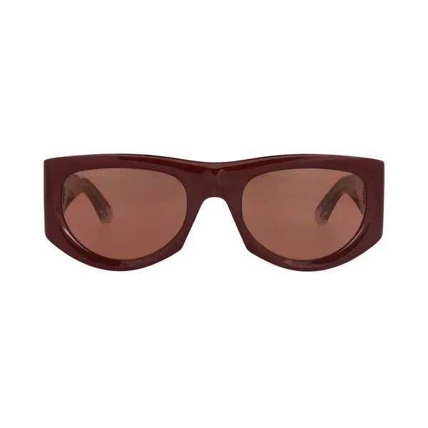 Gucci Cat Eye-frame Recycled Acetate Sunglasses 'burgundy/brown