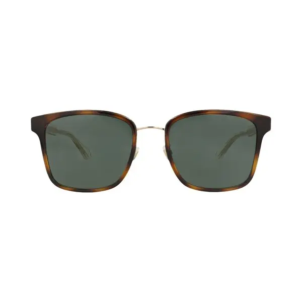Gucci Square-frame Acetate Sunglasses 'havana/crystal/green
