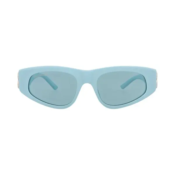 Balenciaga Cat Eye-frame Recycled Acetate Sunglasses /silver/light - Blue