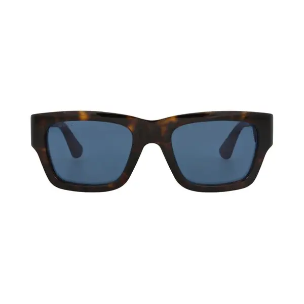 Gucci Square-frame Recycled Acetate Sunglasses 'havana/red/blue