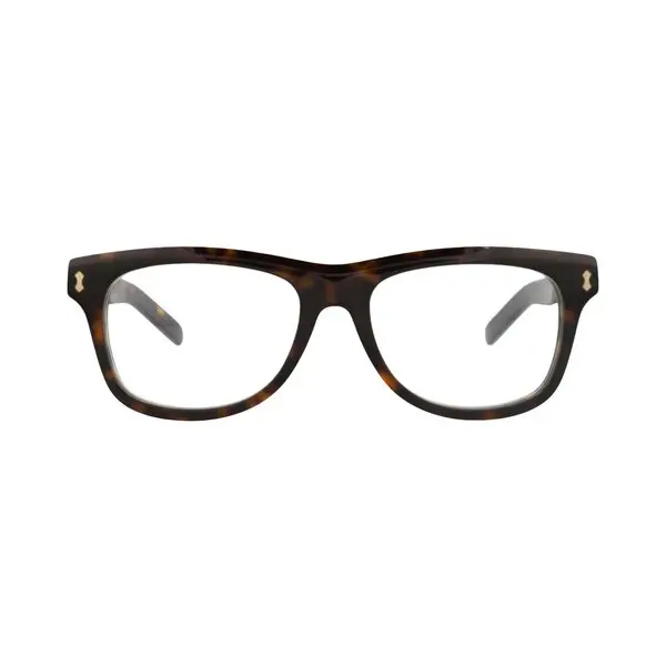 Gucci Square-frame Recycled Acetate Optical Frames 'havana/transparent
