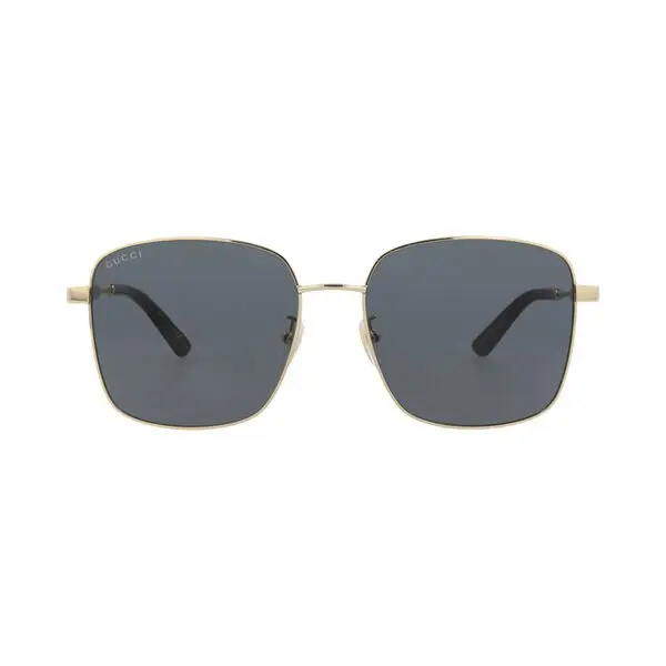 Gucci Square-frame Metal Sunglasses /grey