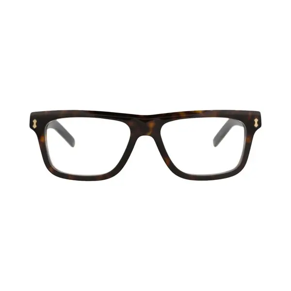 Gucci Square-frame Recycled Acetate Optical Frames 'havana/transparent