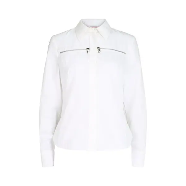 Alexander McQueen Zip-detailed Long-sleeve Shirt