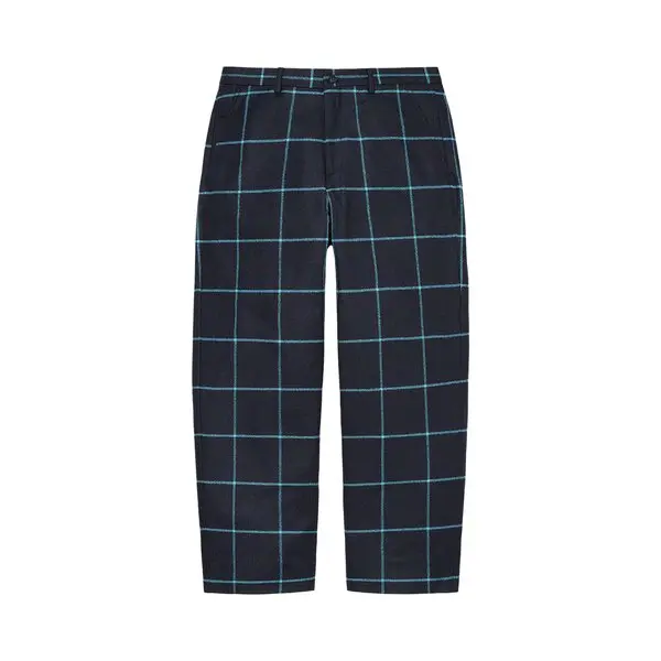 Supreme Windowpane Wool Trouser