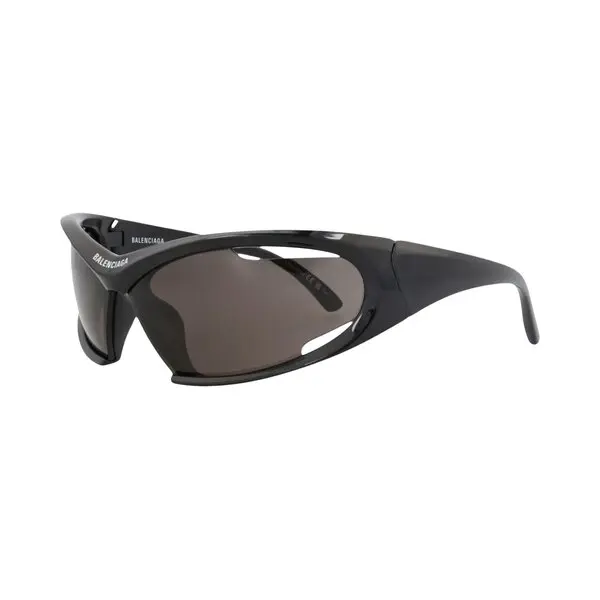 Balenciaga Shield-frame Bio-injection Sunglasses /grey