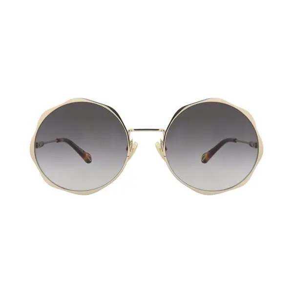 Chloé Round-frame Metal Sunglasses /grey - Gold