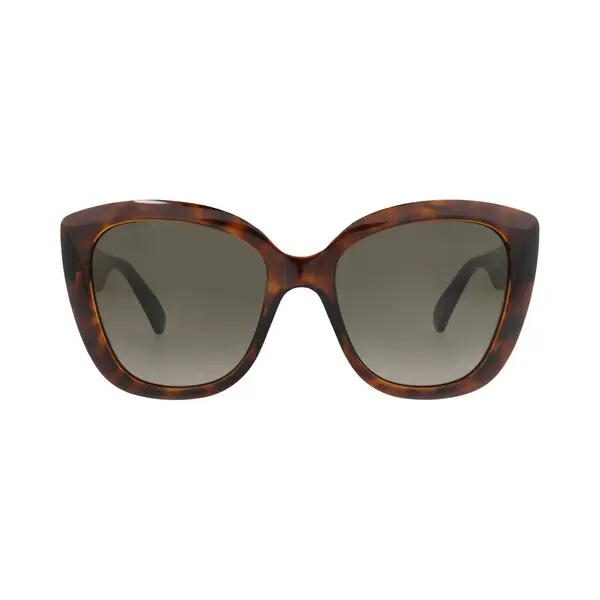 Gucci Cat Eye-frame Sunglasses 'havana/green