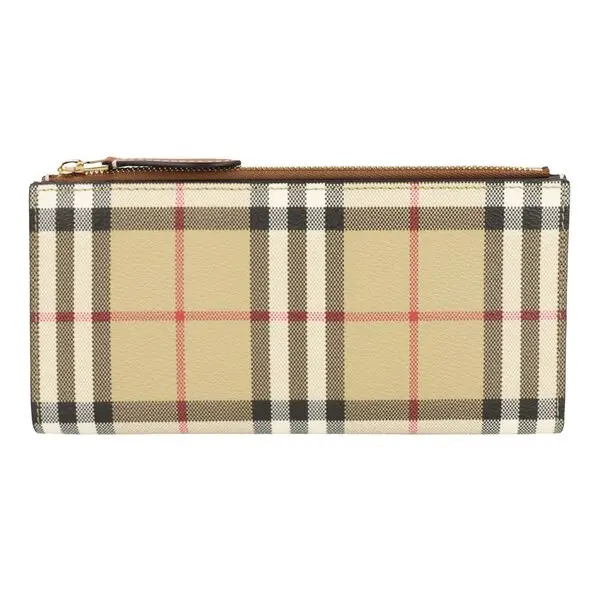 Burberry Large Check Bifold Wallet 'archive Beige - Cream