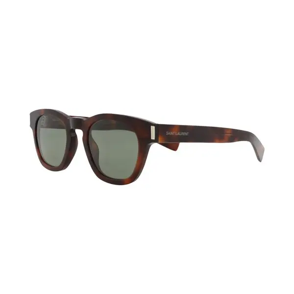 Saint Laurent Round-frame Acetate Sunglasses - Brown