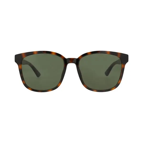 Gucci Square-frame Injection Sunglasses 'havana/green