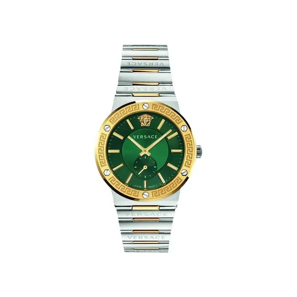 Versace Greca Logo Bracelet Watch - Silver
