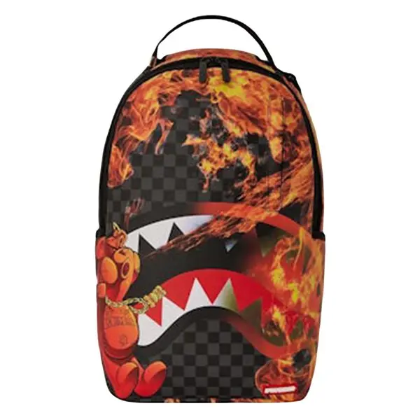 SPRAYGROUND Diablo Bear Havin A Great Day Dlxv Backpack 'diablo Bear Theme - Black