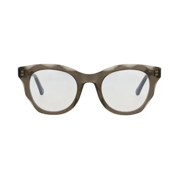 Chloé Round-frame Recycled Acetate Sunglasses /transparent - Brown