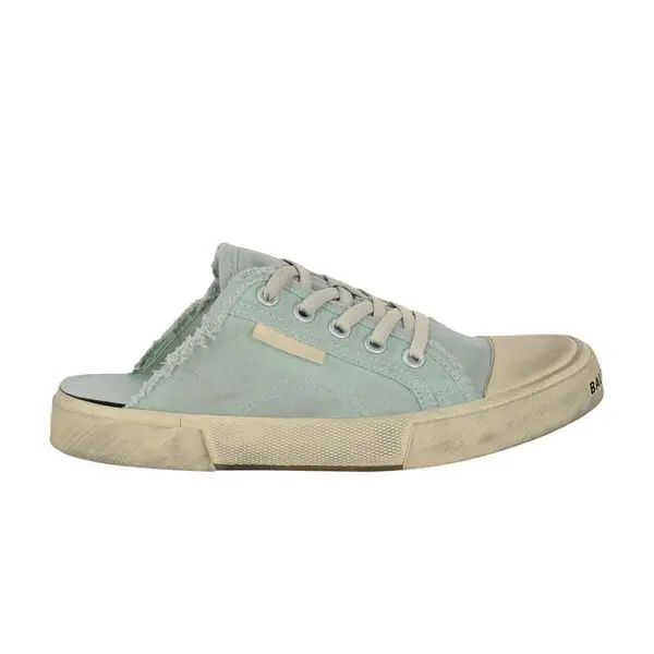 Balenciaga Wmns Paris Distressed Mule 'aqua