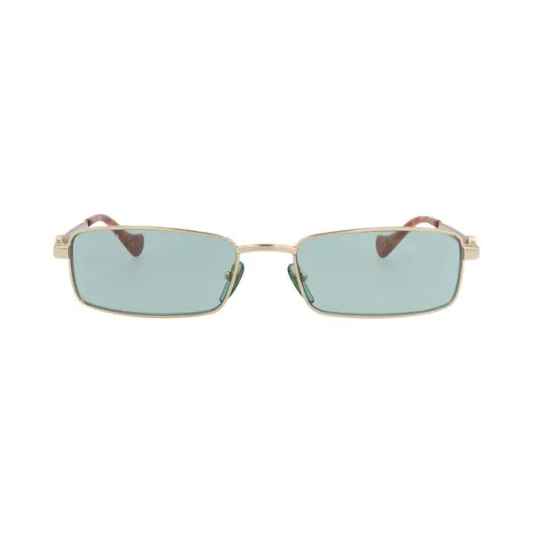 Gucci Square-frame Metal Sunglasses /green