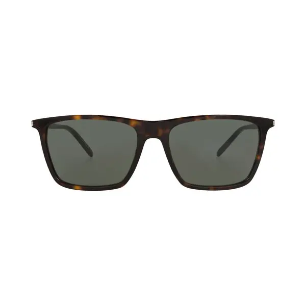 Saint Laurent Square-frame Recycled Acetate Sunglasses 'havana/grey