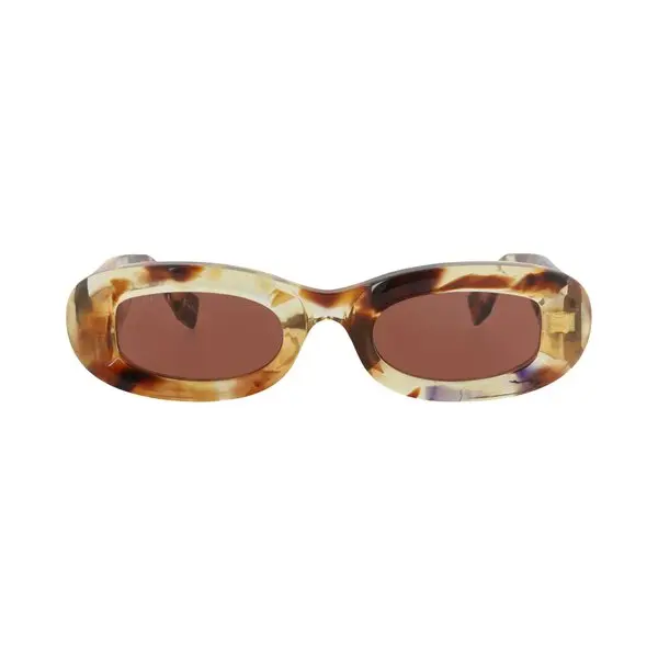 Gucci Round-frame Recycled Acetate Sunglasses 'havana