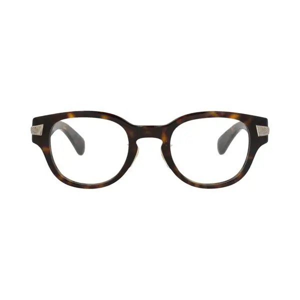 Gucci Round-frame Recycled Acetate Optical Frames 'havana/transparent