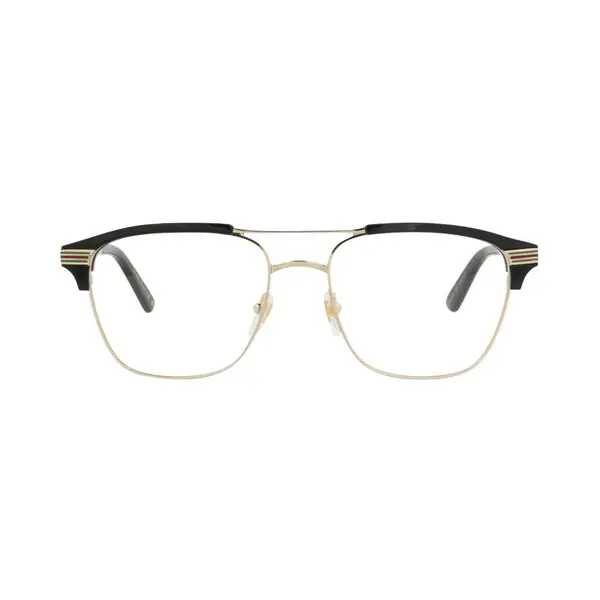 Gucci Square-frame Metal Optical Frames /transparent