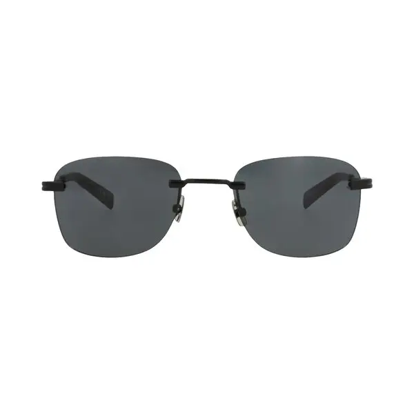 Saint Laurent Square-frame Metal Sunglasses - Black