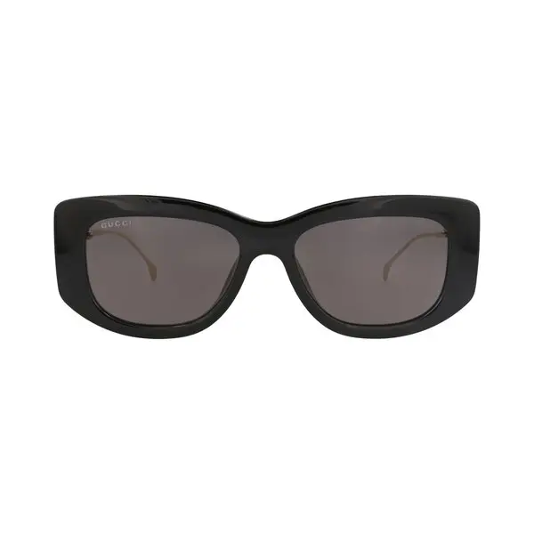 Gucci Square-frame Injection Sunglasses /gold/grey