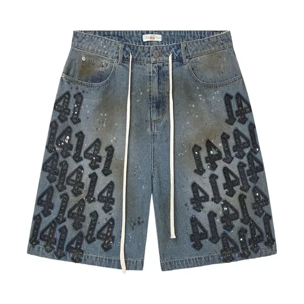 VALE FOREVER Charm Jorts 'mid Wash