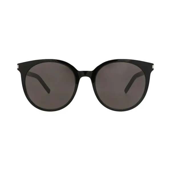 Saint Laurent Round-frame Acetate Sunglasses - Black