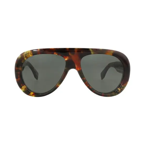 Gucci Aviator-frame Recycled Acetate Sunglasses 'havana/grey