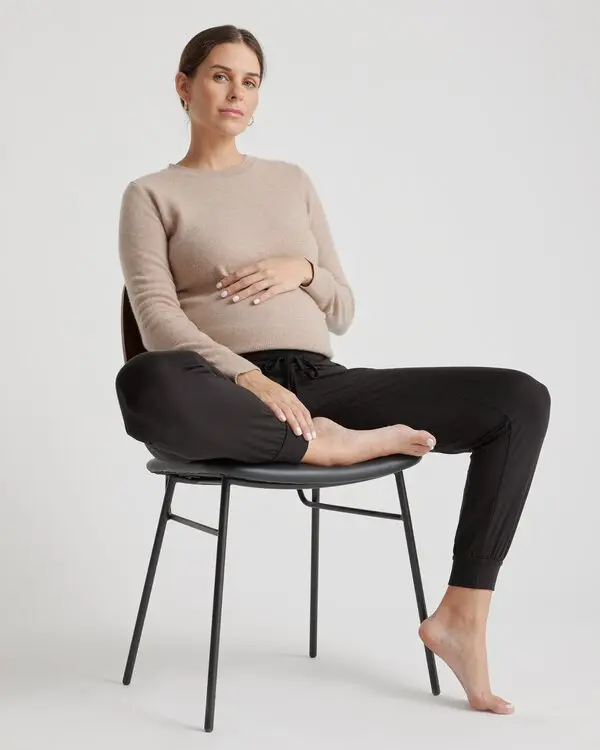 Quince Tencel Jersey Maternity Lounge Joggers