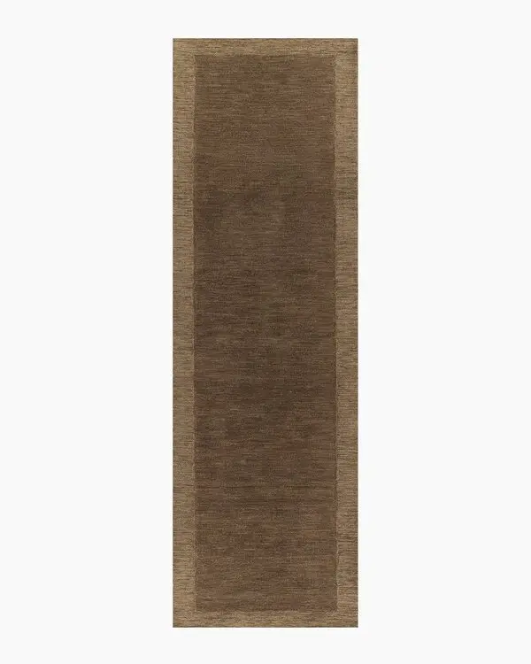 Quince Campbell Wool Rug - Brown