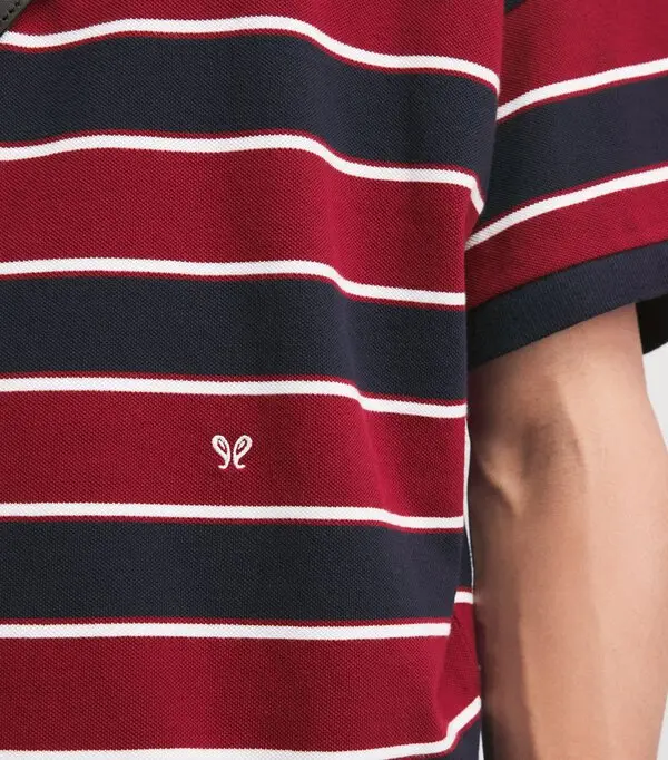 Rhude Stripe Fontaine Polo Shirt