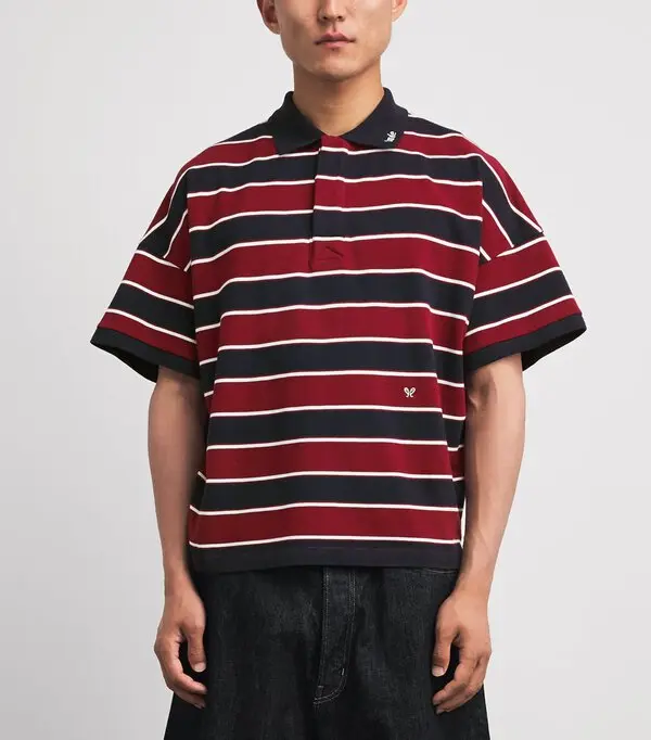 Rhude Stripe Fontaine Polo Shirt