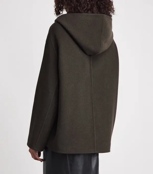Khaite Virgin Wool Zip-up Hoodie