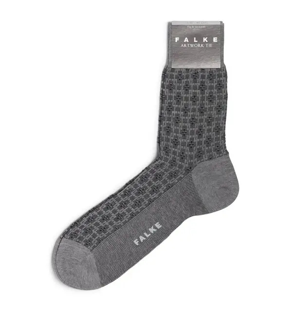 Falke Artwork Tie Dress Socks