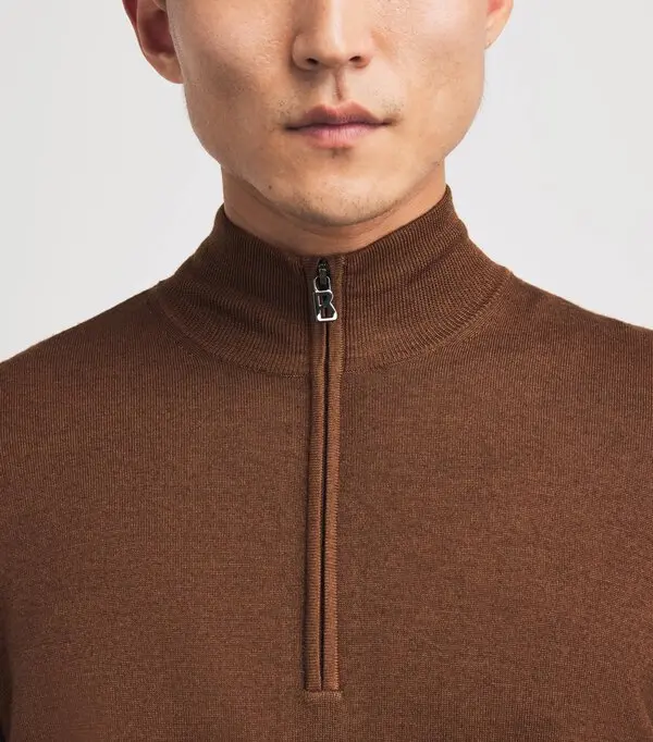Bogner Virgin Wool Ouri Quarter-zip Sweater
