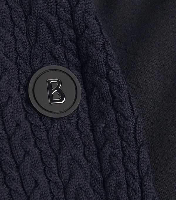 Bogner Virgin Wool Zisco Hybrid Jacket - Navy