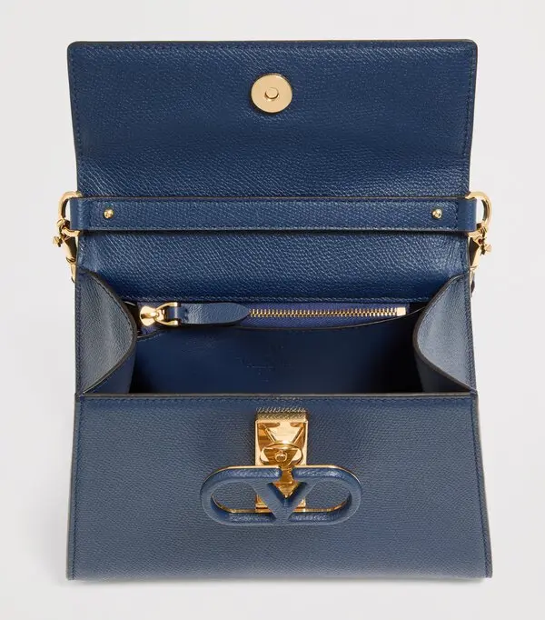 Valentino Garavani Small Leather Vsling Top-handle Bag